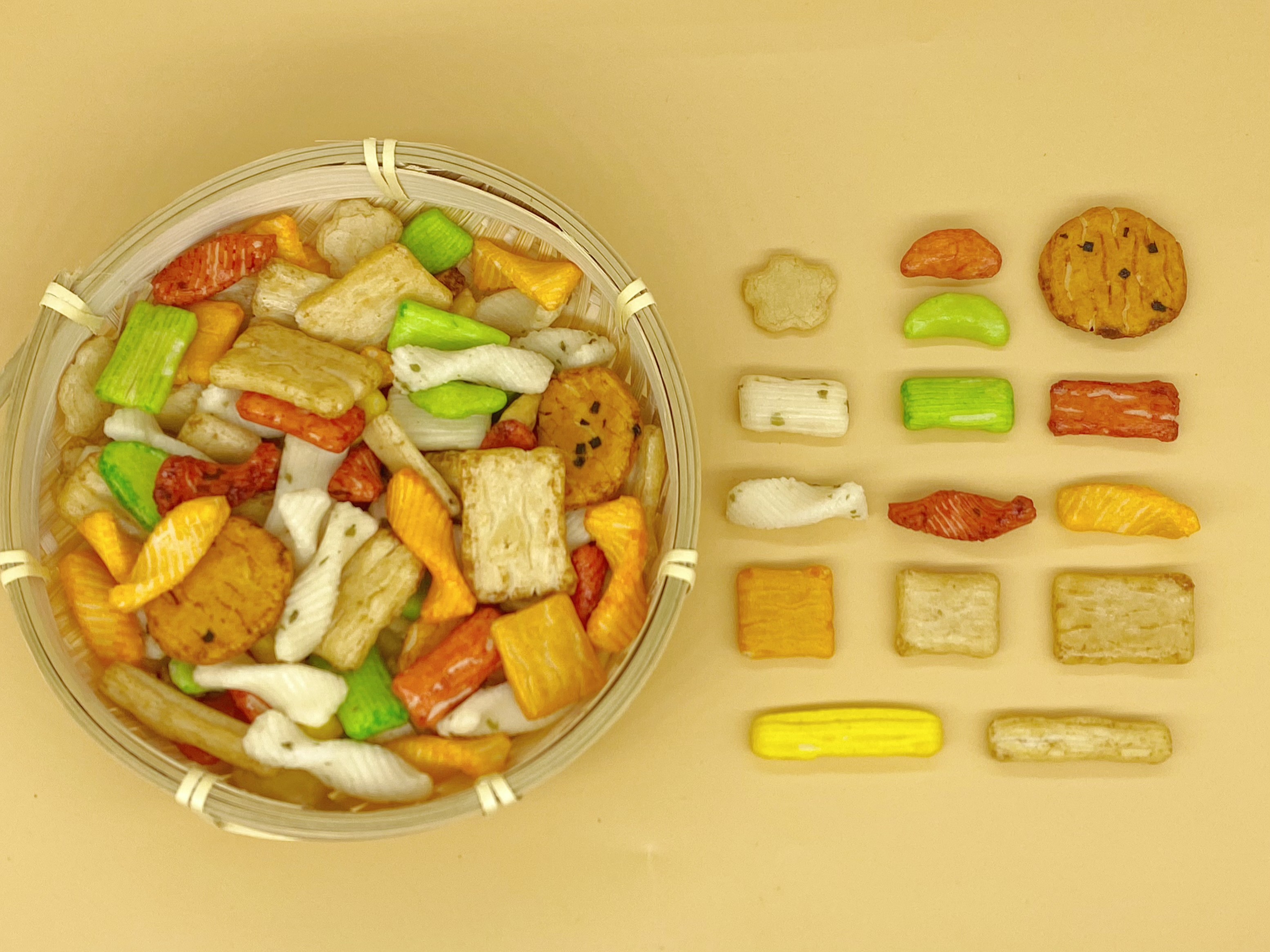 Mixed Rice Cracker Japanese Thailand Style Seaweed Rice Crackers Snack