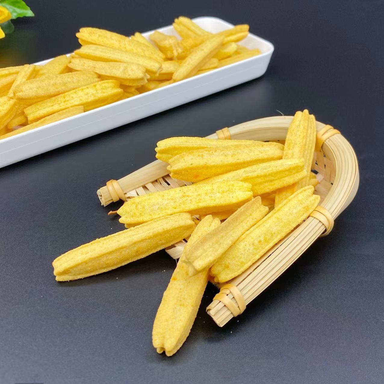 OEM Round Chinese Traditional Snack Rice Crackers Crispy Texture For ...