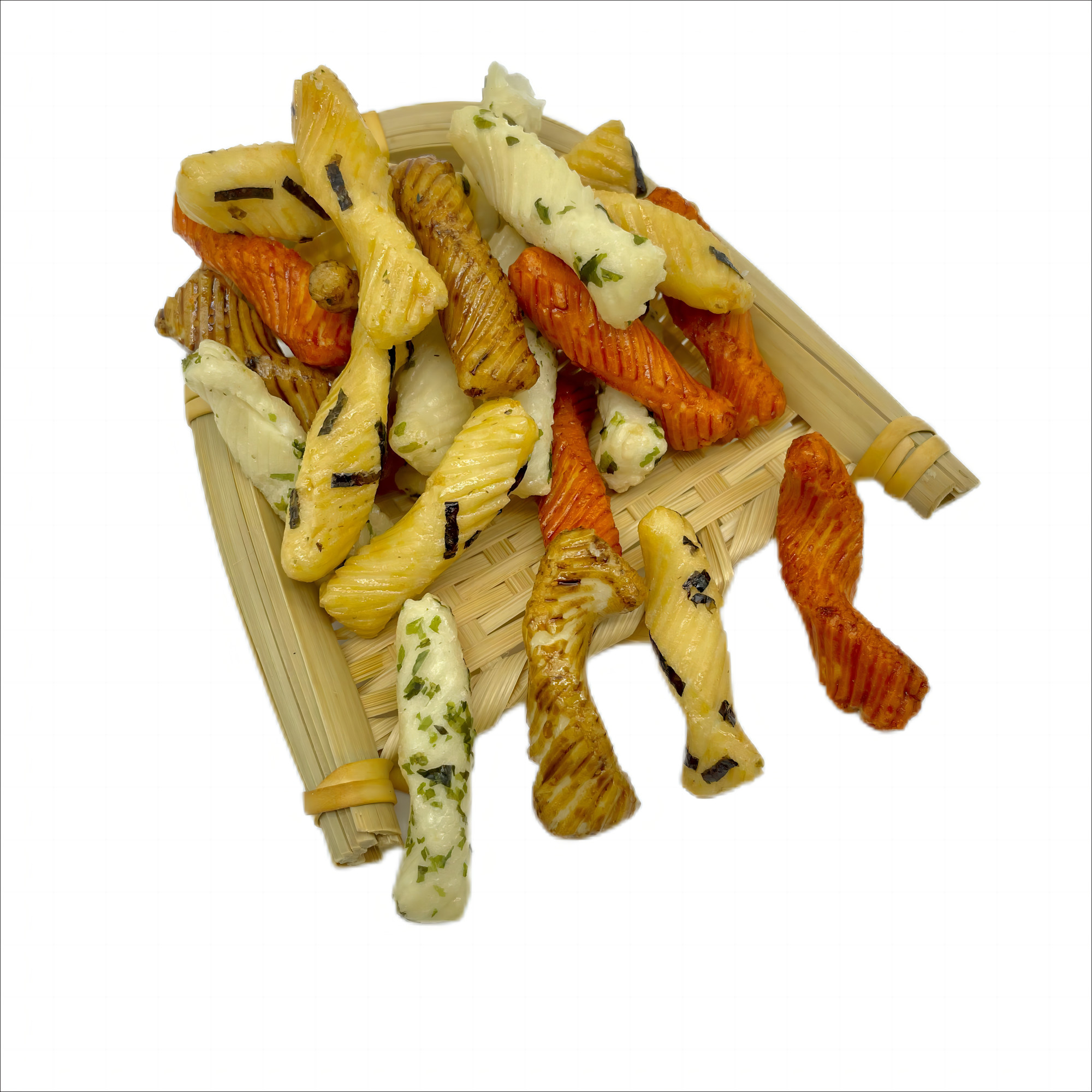 Salty Assorted Rice Crackers Perfectly Balanced With Soy Seaweed And ...