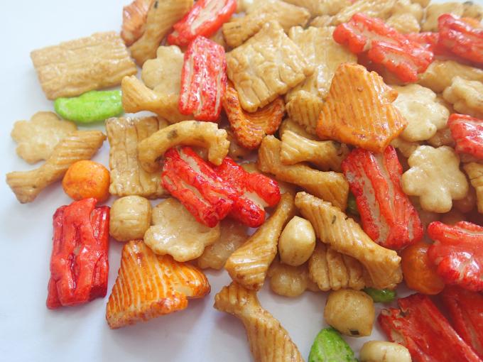 Glutinous Rice Cracker Snacks Crispy Texture Sweet Chilli Crackers