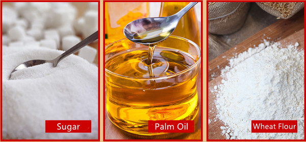 Pillow Shaped Fried Rice Crackers Nostalgic Puffed Spicy Shrimp Chips