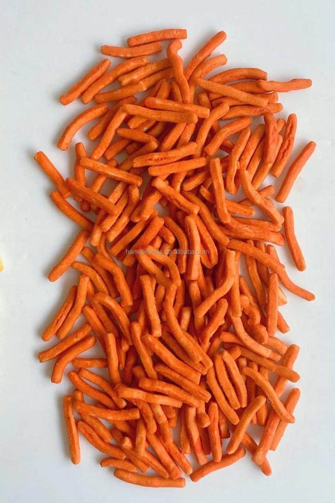 Pillow Shaped Fried Rice Crackers Nostalgic Puffed Spicy Shrimp Chips