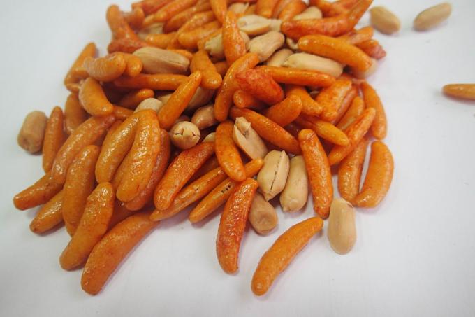 Caramel Color Japanese Rice Crackers Cooking Wine Peanut Rice Crackers