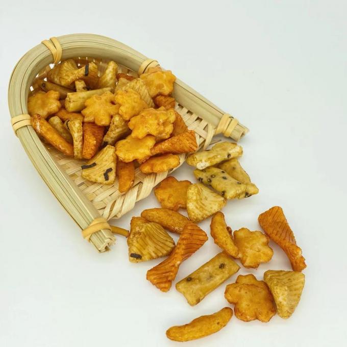 Japanese Style Baked Rice Cracker Non Fried Rice Cracker Snack Mix