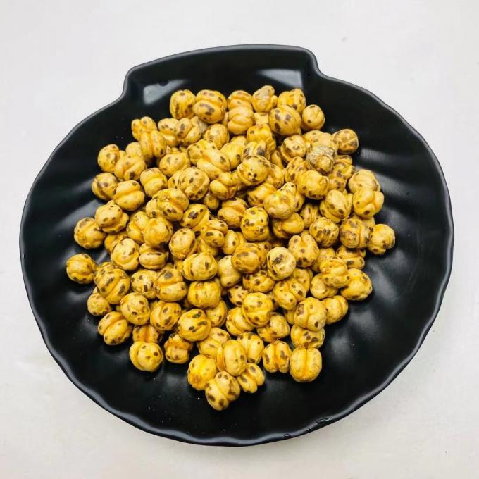 Crispy Delicate Roasted Bean Snacks BRC Yellow Chick Pea Snacks