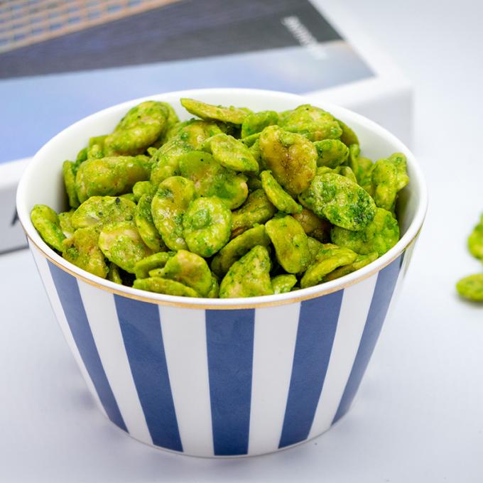 Crispy Fried Seaweed Fava Beans Snacks Sliced Broad Bean Product